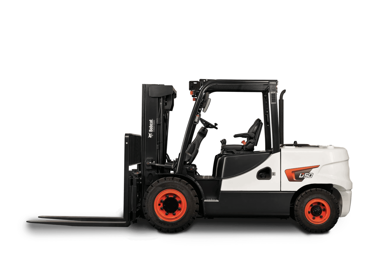 Bobcat Forklift D50 Diesel Pneumatic Tire Forklift | Lyle Rents