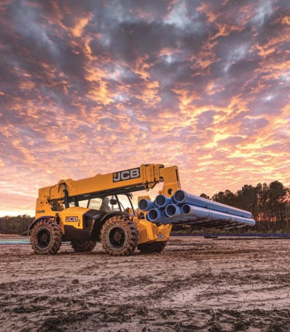 JCB 510-56 - 56 foot Telescopic Reach Forklift | Lyle Rents